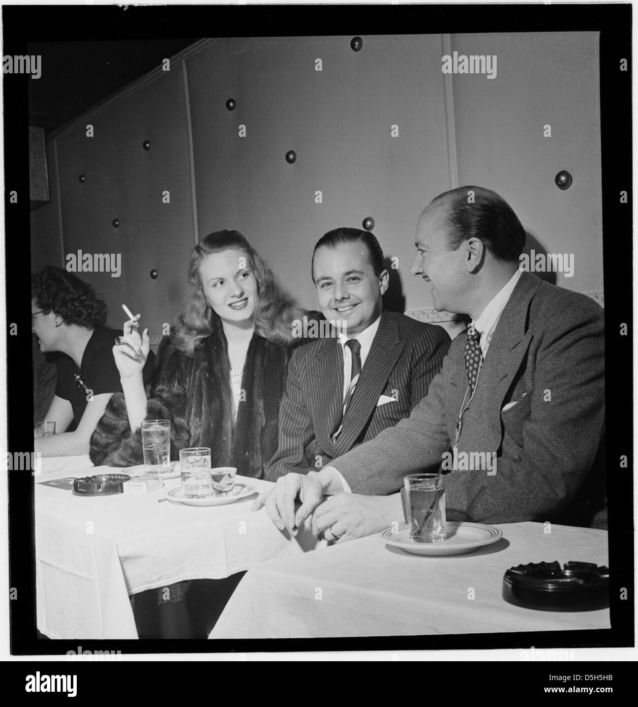 A portrait of Bud Freeman, a prominent jazz musician, taken at Eddie ...