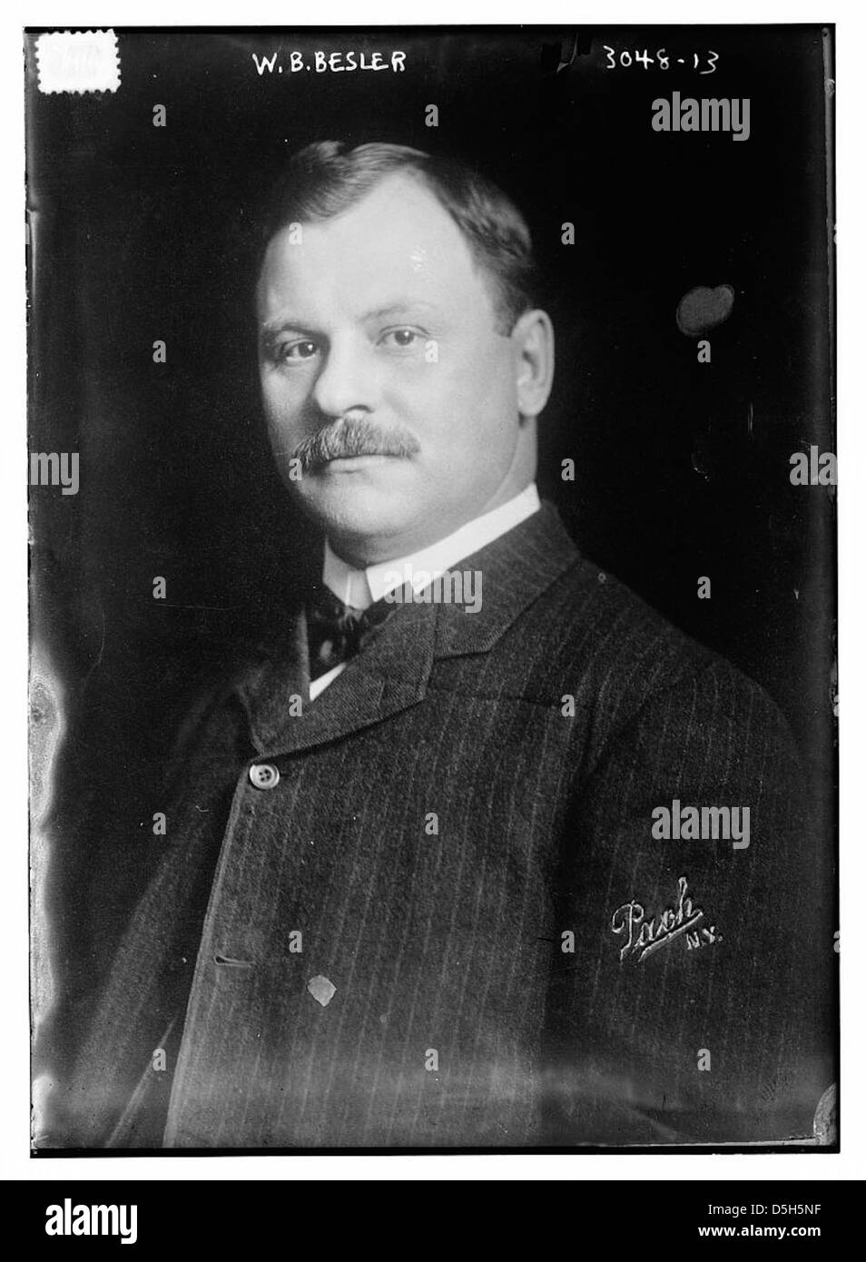 This 20th-century portrait of W.G. Besler, taken by Pach Bros. in New ...