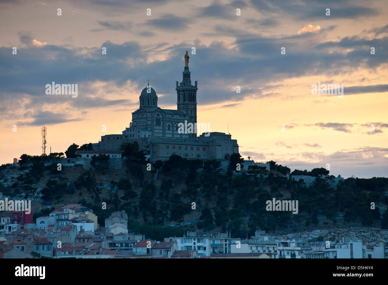 Notre Dame de la Garde, Marseille, France Stock Photo - Alamy