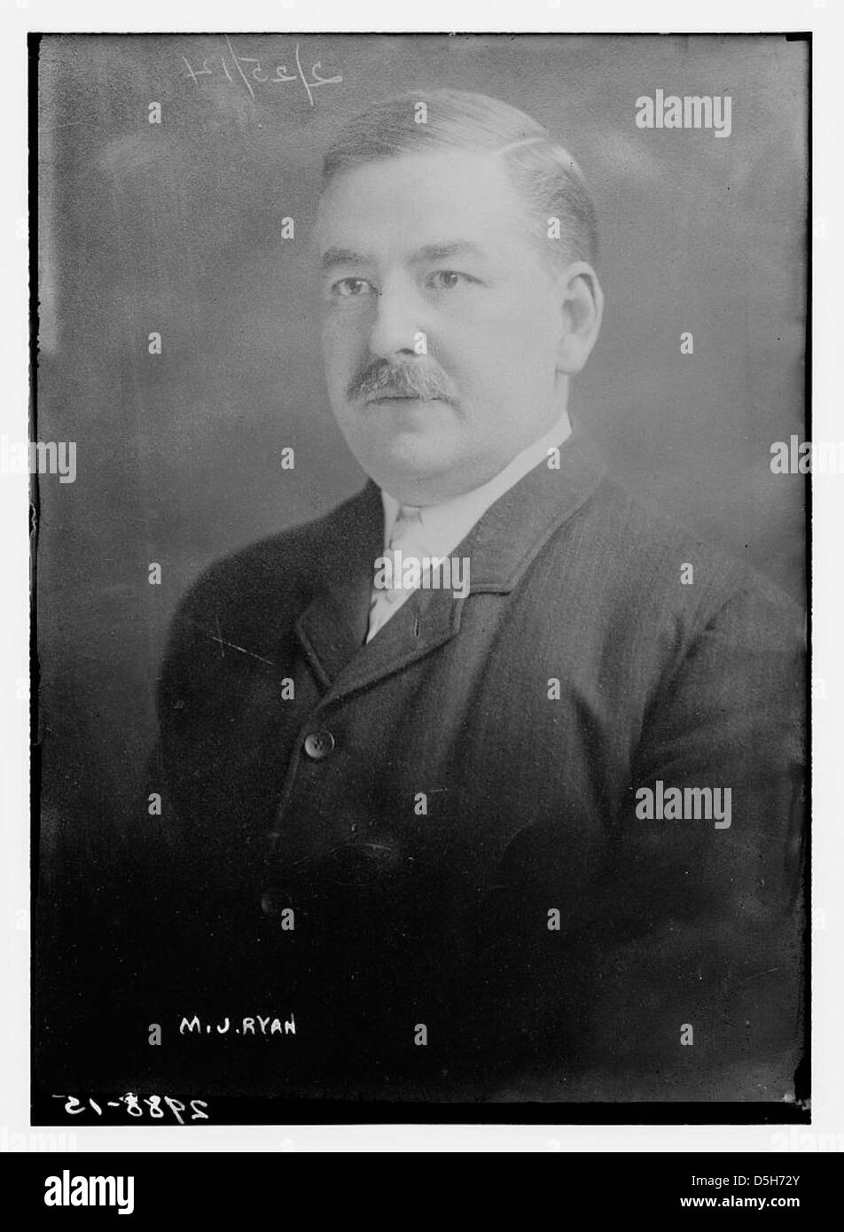 A photograph of M.J. Ryan, depicting this individual during a ...