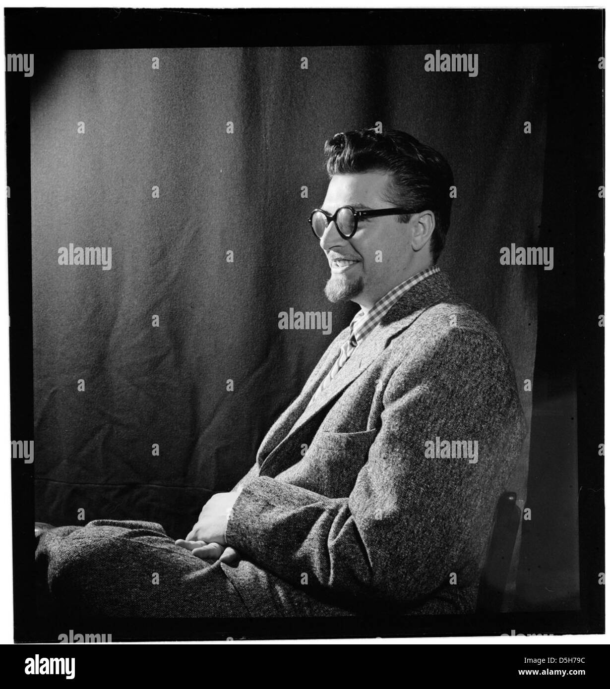 This 1947 portrait shows George Handy, likely in New York City ...