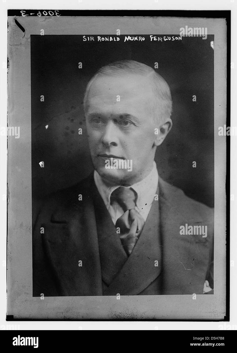 A portrait of Sir Ronald Munro Ferguson, Governor-General of Australia ...