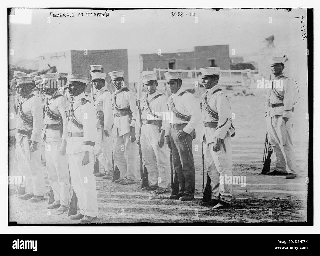 This image from the Mexican Revolution shows federal soldiers at ...