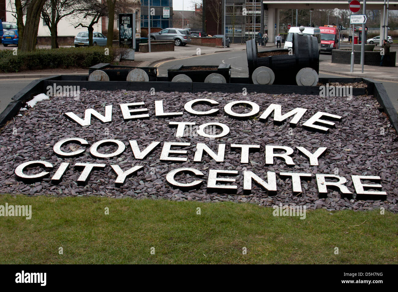 City centre sign hi-res stock photography and images - Alamy