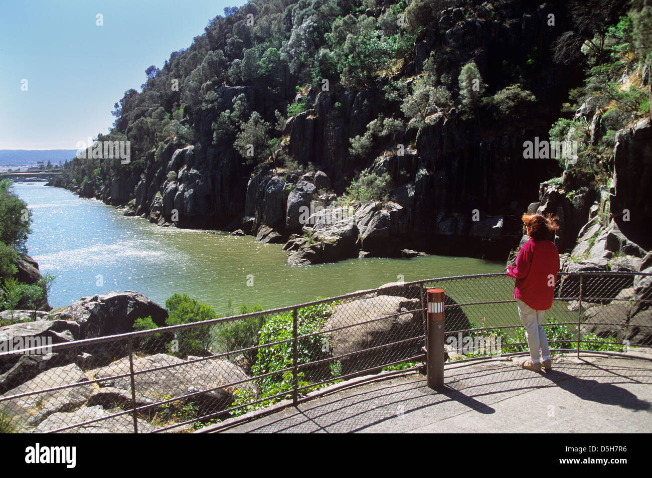 Australia, Tasmania, Launceston, Cataract Gorge lookout Stock Photo - Alamy