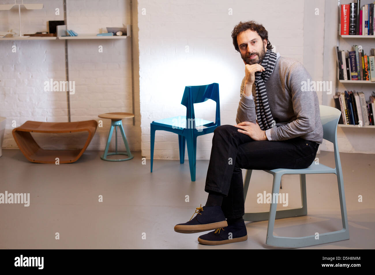 designer Edward Barber at his studio in London Stock Photo - Alamy