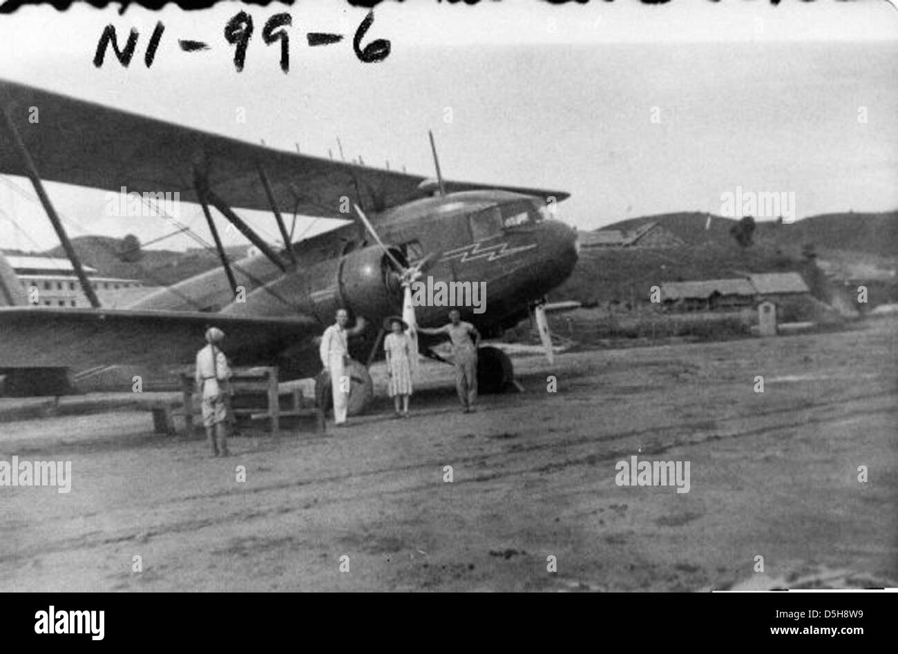 The Curtiss Condor, a pioneering twin-engine transport aircraft, is ...