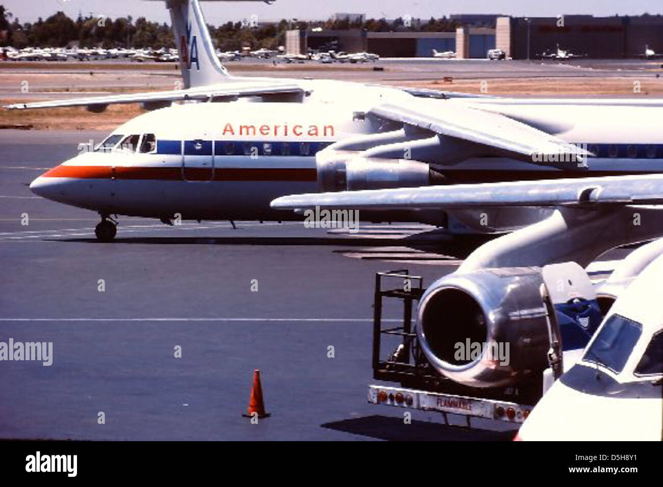 The British Aerospace BAE 146, serial number N694AA, was photographed ...