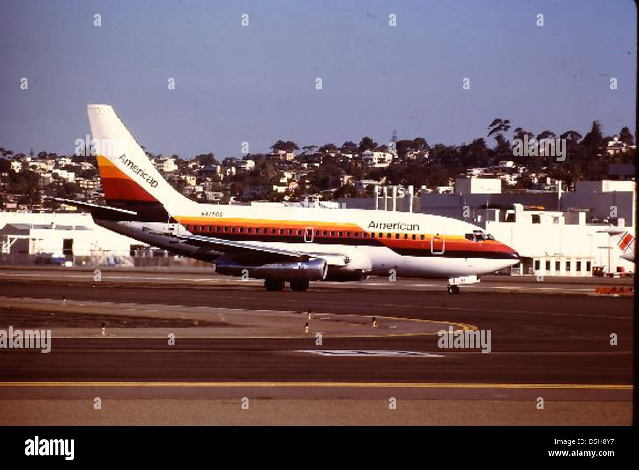 The Boeing 737 N472GB, a commercial aircraft, is preserved in the San ...