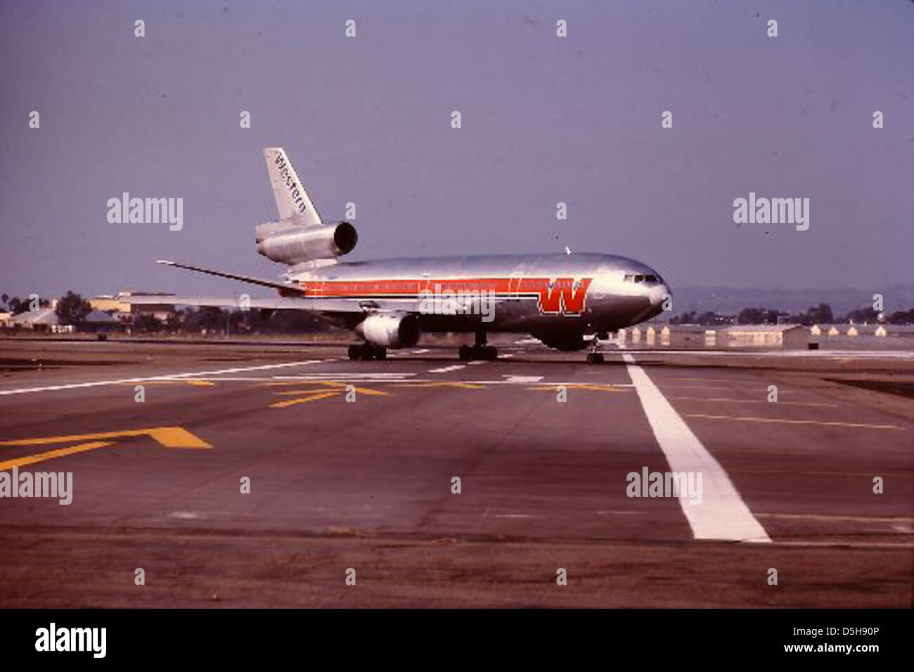 The Douglas DC-10, a wide-body airliner, was introduced in the 1970s by ...