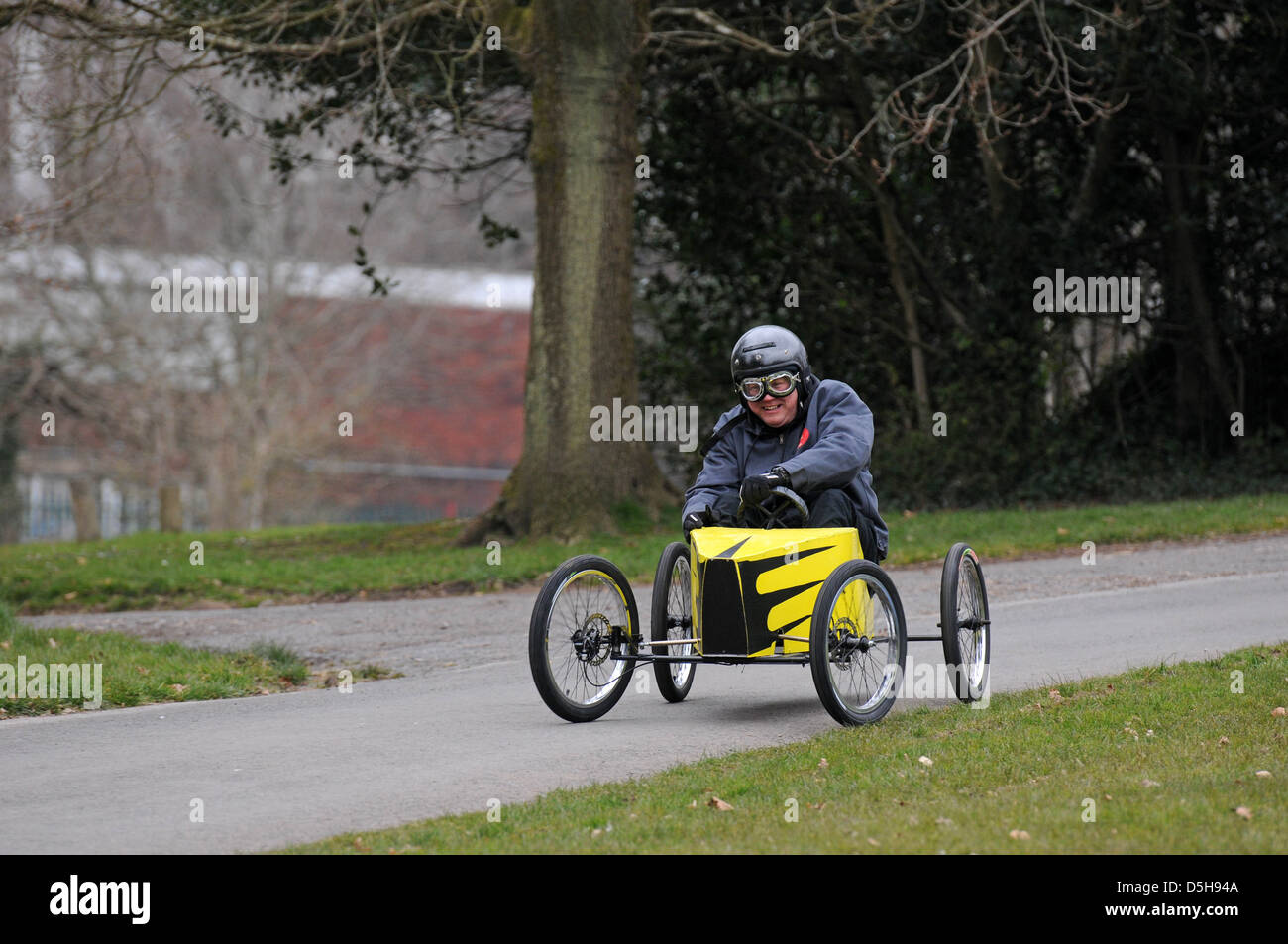 Soap box racing in Swansea, UK Stock Photo - Alamy