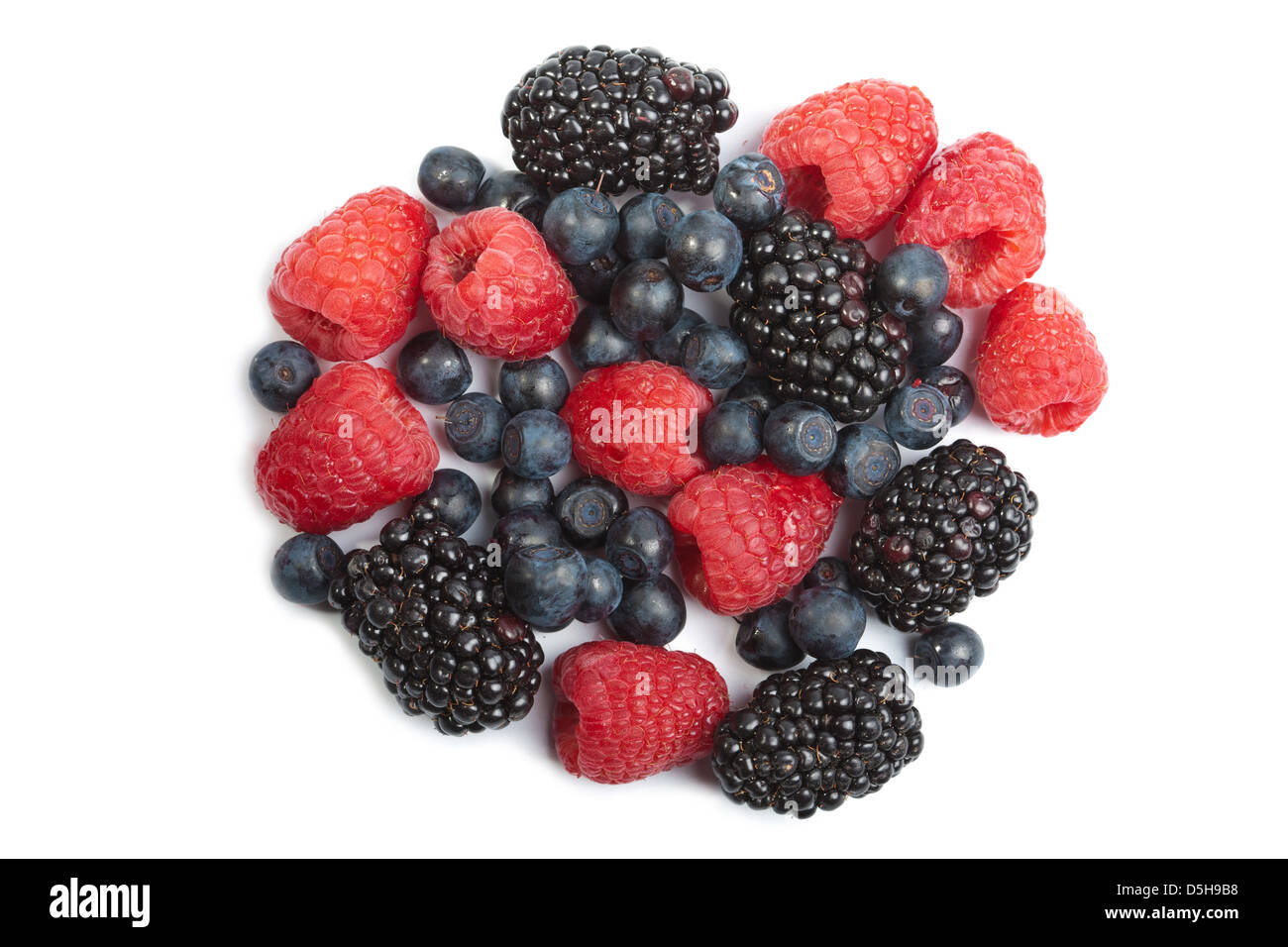 Closeup fresh wild berries Cut Out Stock Images & Pictures - Alamy