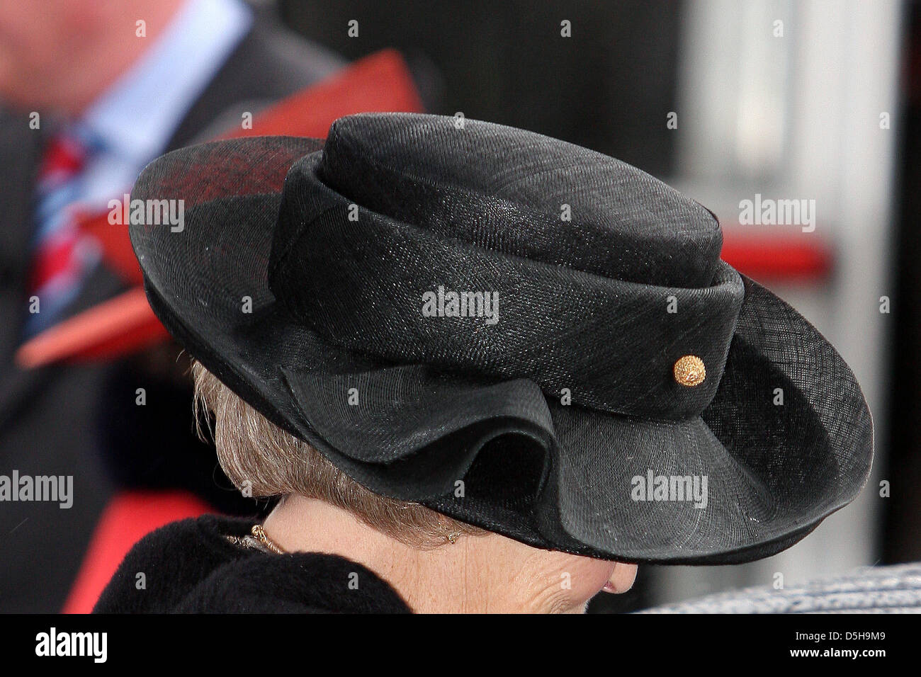 Dutch Queen Beatrix attends the naming of the Royal Navy patrol ship ...