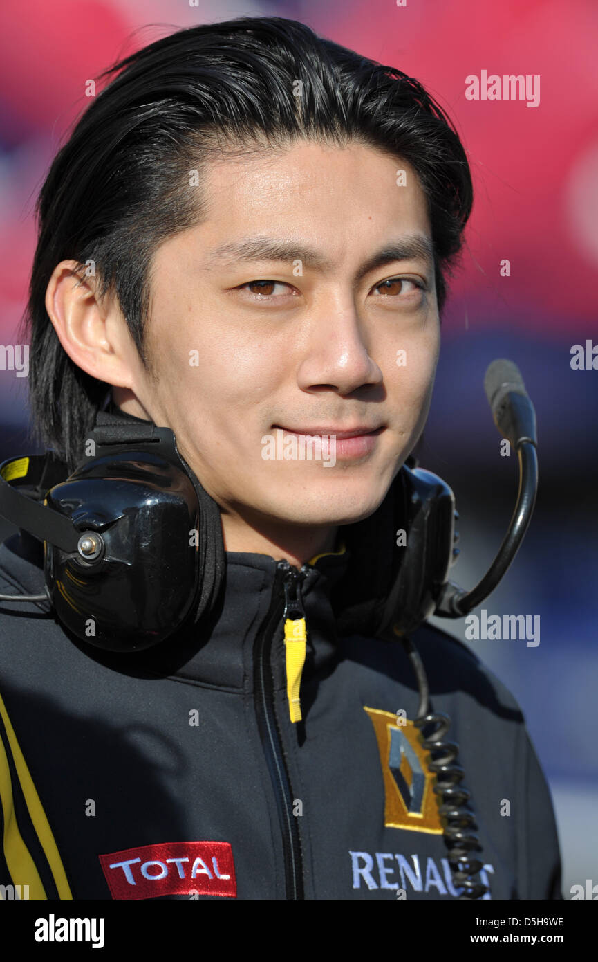 Chinese Formula One test driver Ho-Pin Tung of Renault pictured during ...