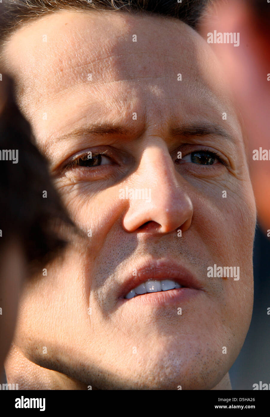 German Formula One record champion Michael Schumacher on the sideline ...