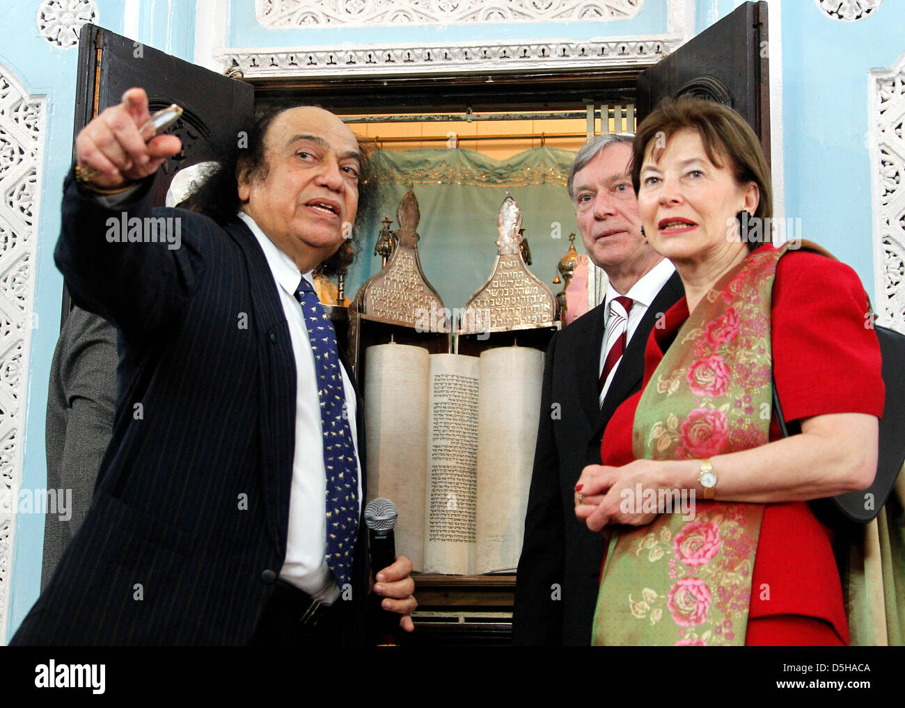 Bundespräsident Horst Köhler und seine Frau Eva Luise besuchen am ...