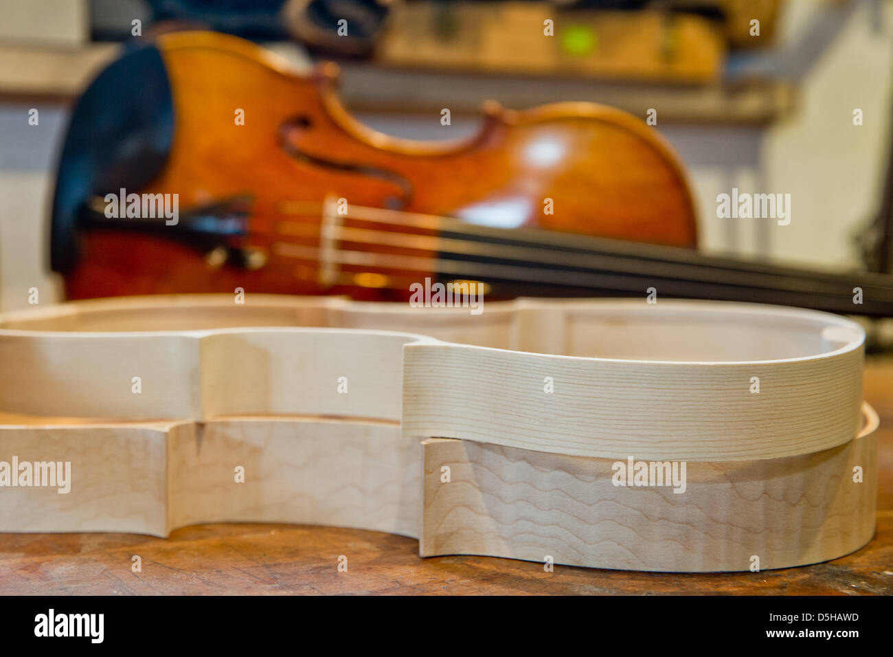 Violin Violins Table High Resolution Stock Photography and Images - Alamy