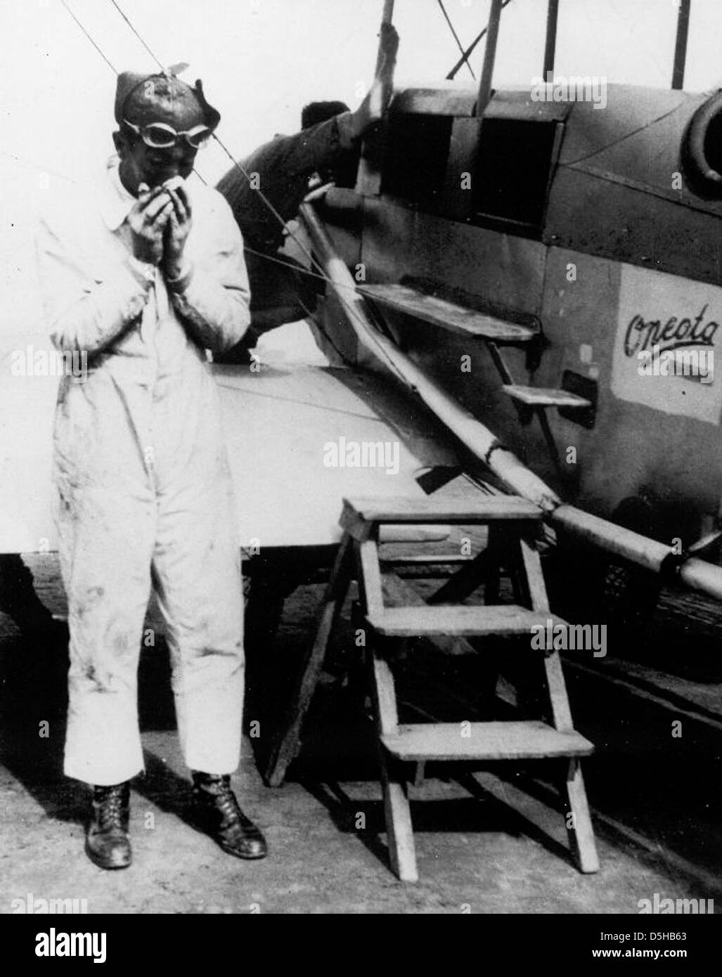 This image from 1925 shows a Ryan aircraft, associated with Charles ...