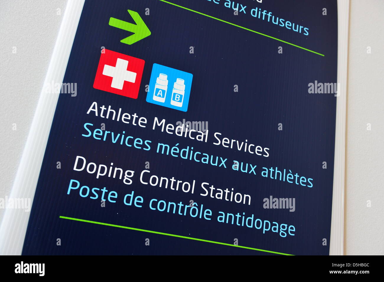 Doping control station hi-res stock photography and images - Alamy