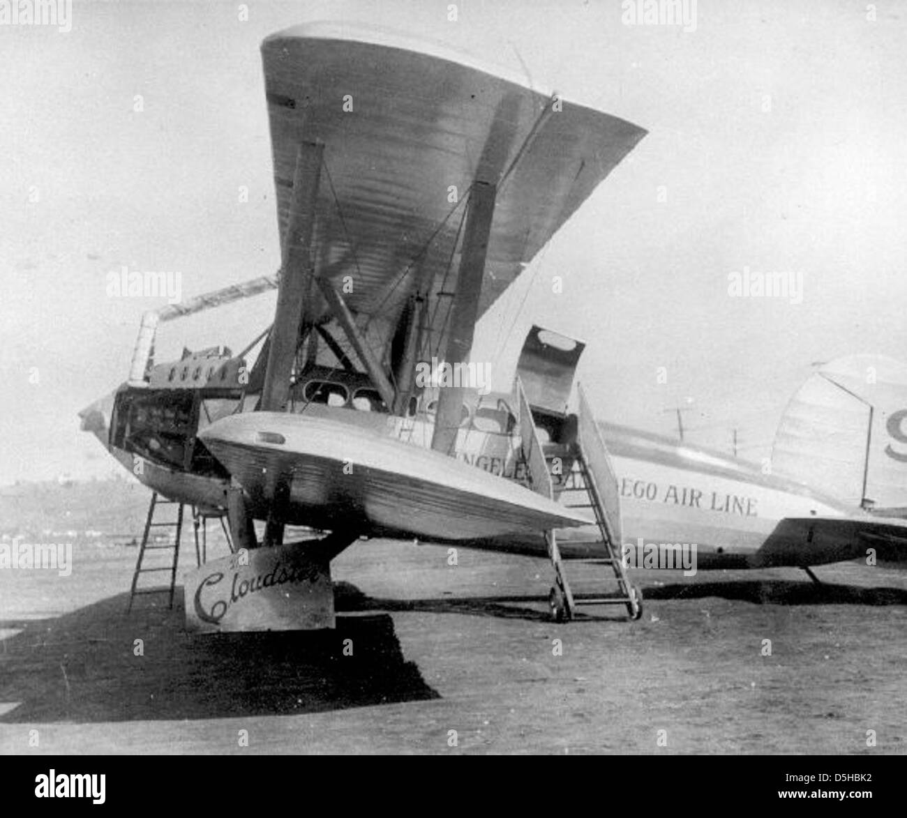 This photograph showcases a Ryan aircraft from 1926, highlighting the ...