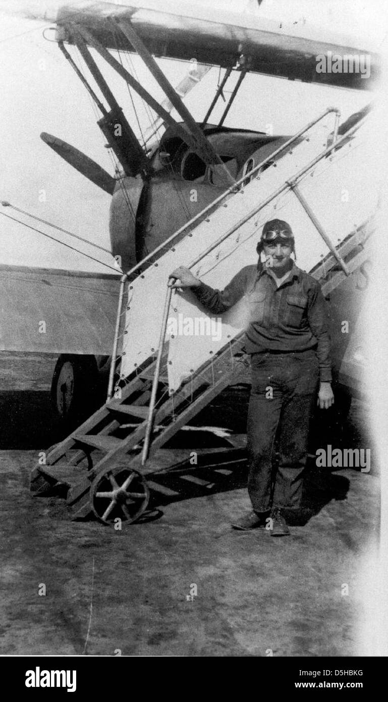 This image, from 1926, shows early aviation efforts, captured at the ...