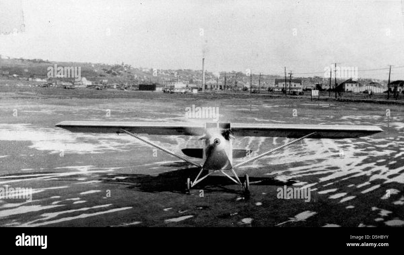 The 1926 Ryan aircraft on display at the San Diego Air and Space Museum ...
