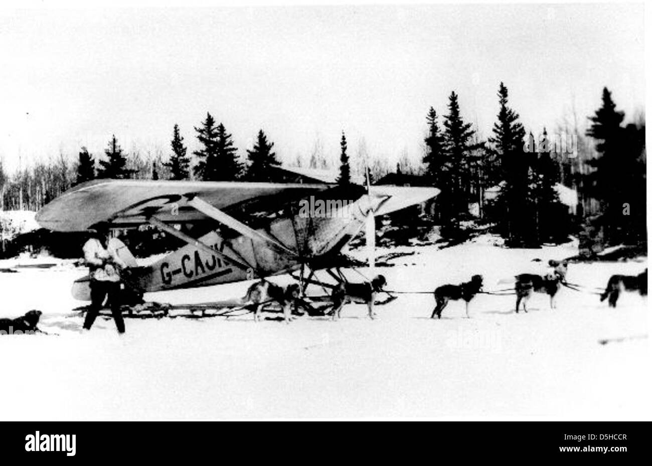 This 1932 photograph shows a Ryan aircraft, part of the San Diego Air ...