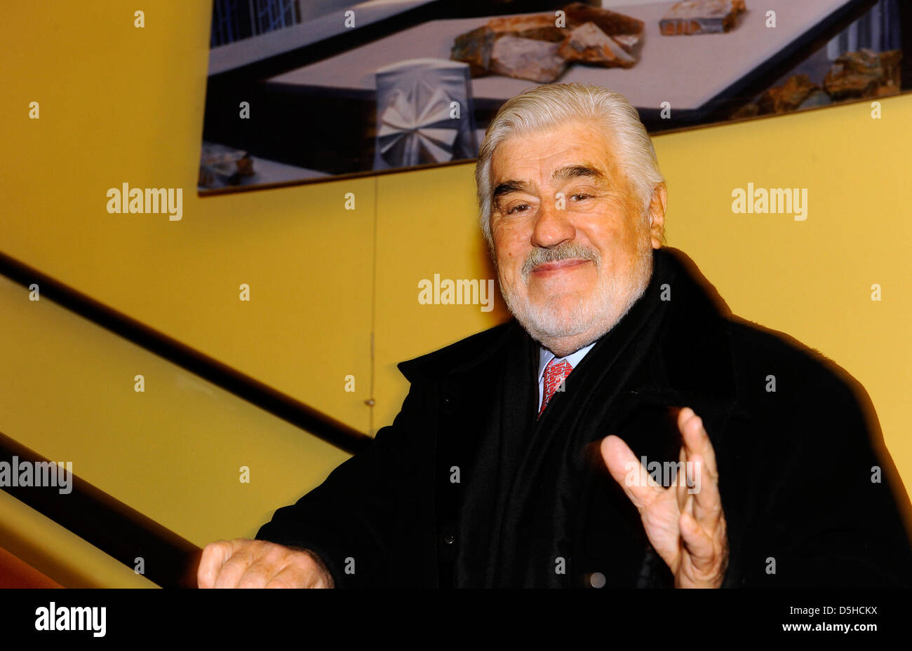 Actor Mario Adorf arrives at the Babylon Cinema in Berlin, Germany, 10 ...