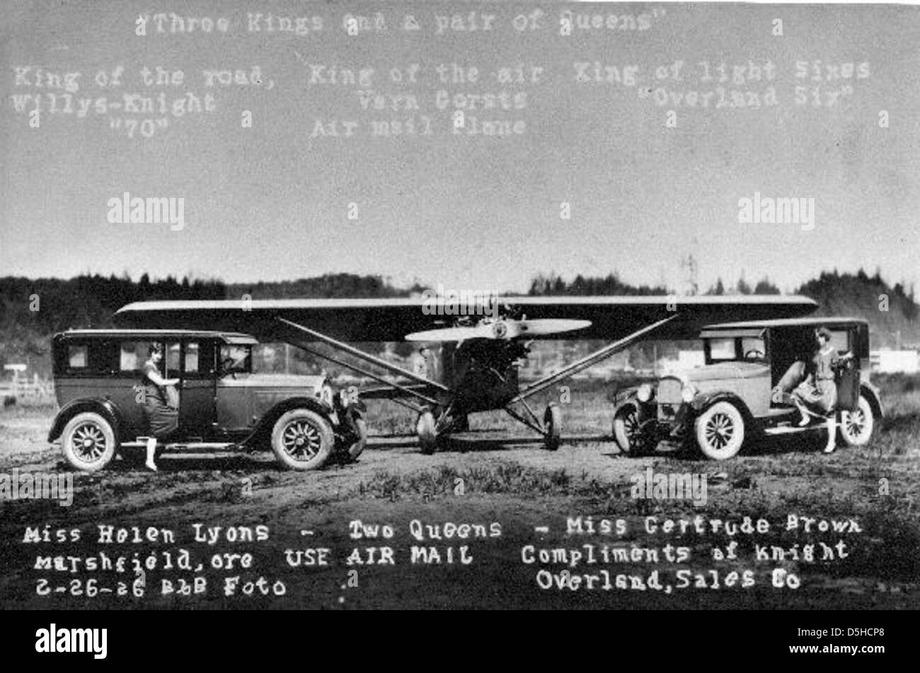 The Ryan Aircraft, model 00462, from 1926, showcases the early stages ...