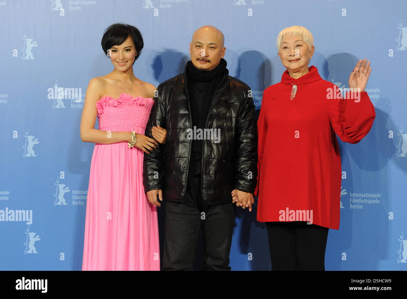 Actress Monica Mo (l-r), director Wang Quan'an and actress Lisa Lu ...