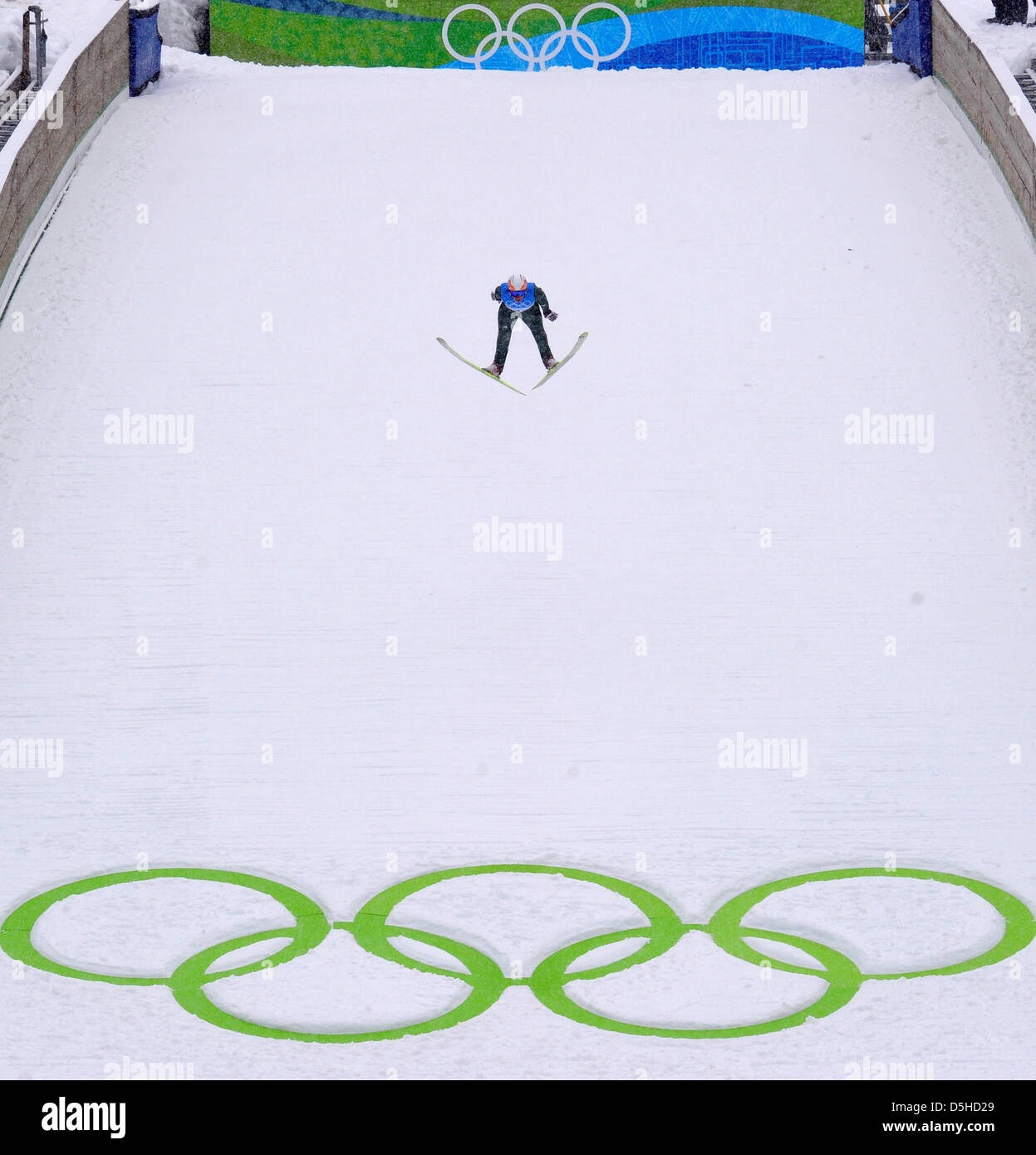 German Johannes Rydzek in action during the Nordic Combined ski jumping ...
