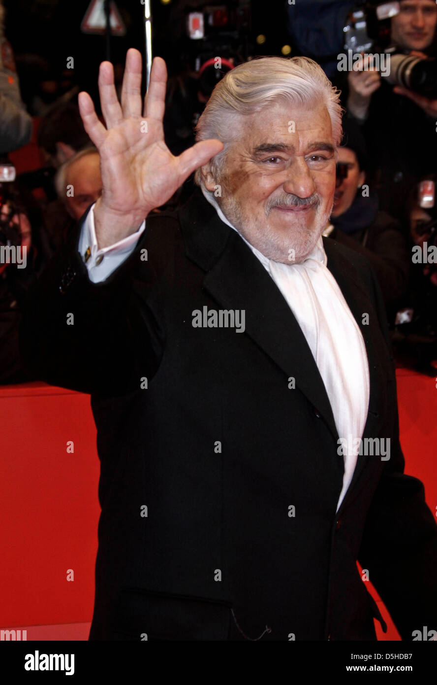 German actor Mario Adorf arrives at the opening of the 60th Berlinale ...