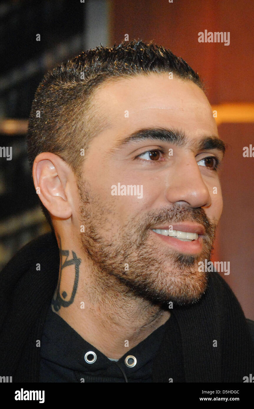 German scandal and gangster rapper Bushido during the show ''Menschen ...