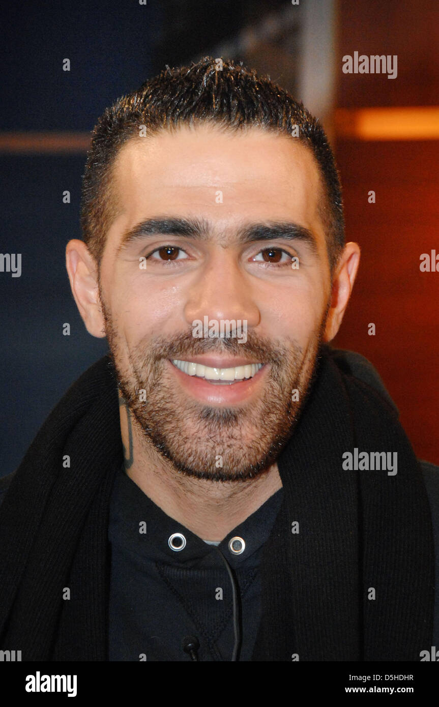 German scandal and gangster rapper Bushido during the show ''Menschen ...