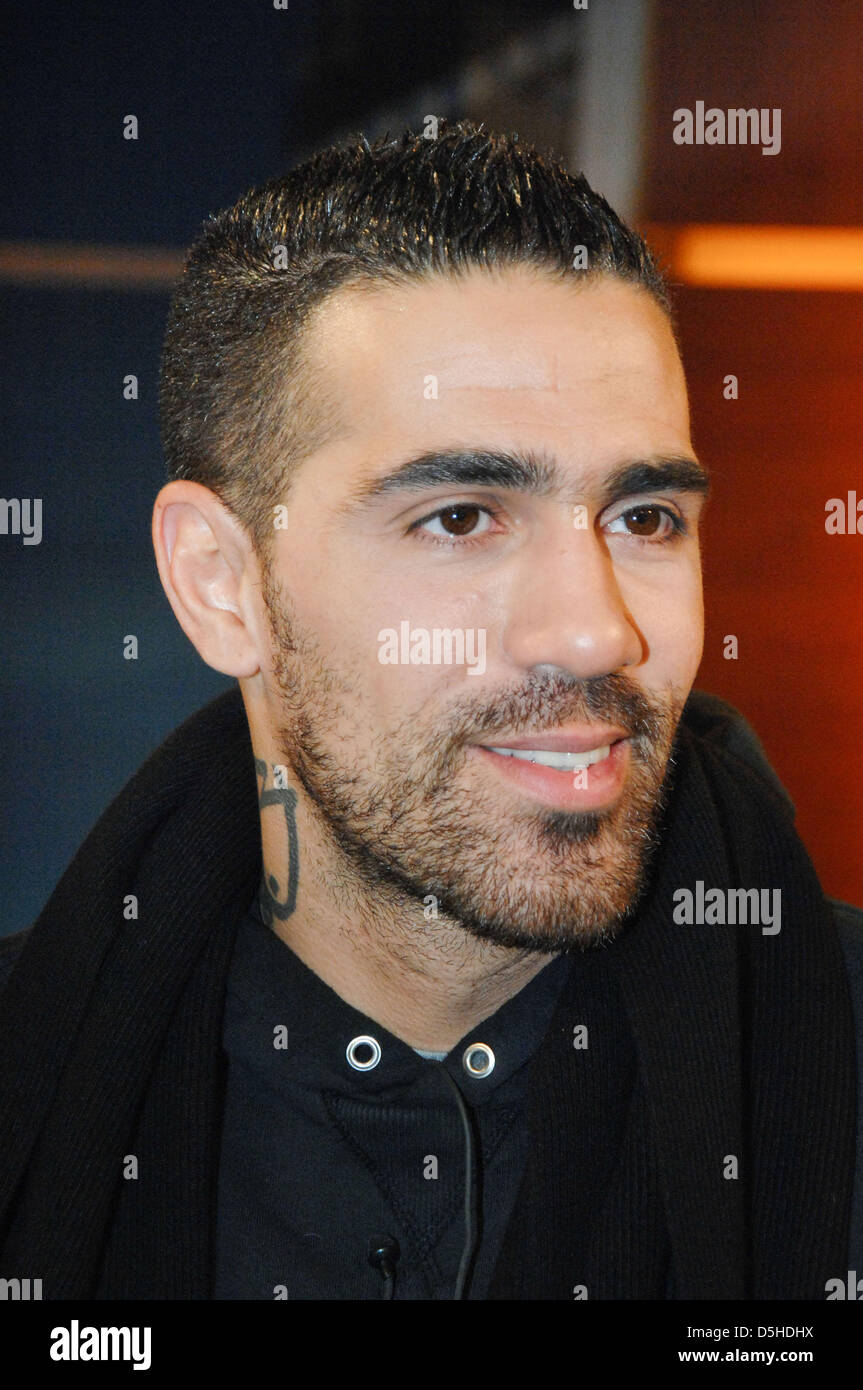 German scandal and gangster rapper Bushido during the show ''Menschen ...