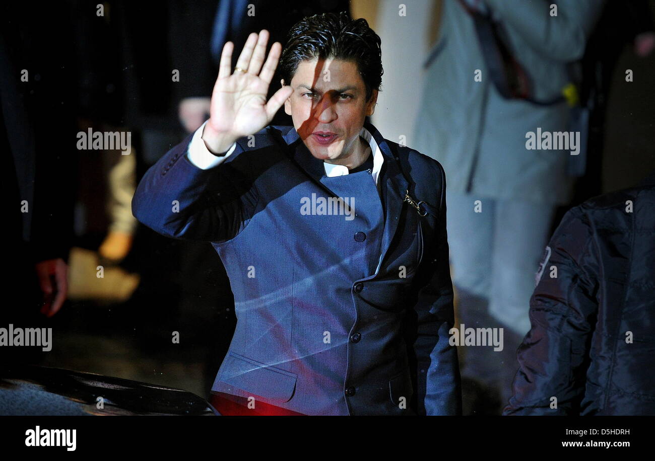 Indian actor Shah Rukh Khan arrives for the photocall of the movie "My ...