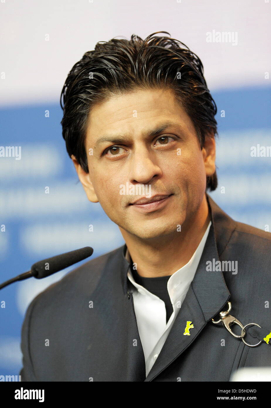 Indian actor Shah Rukh Khan attends the press conference for the film ...