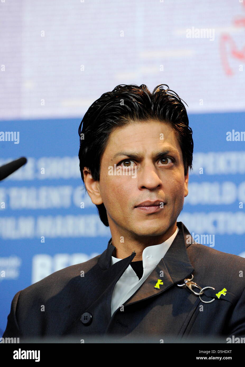 Indian actor Shah Rukh Khan attends the press conference for the film ...