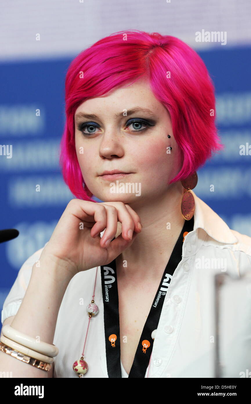 Actress Anna Simonova attends the press conference for the Czech film ...