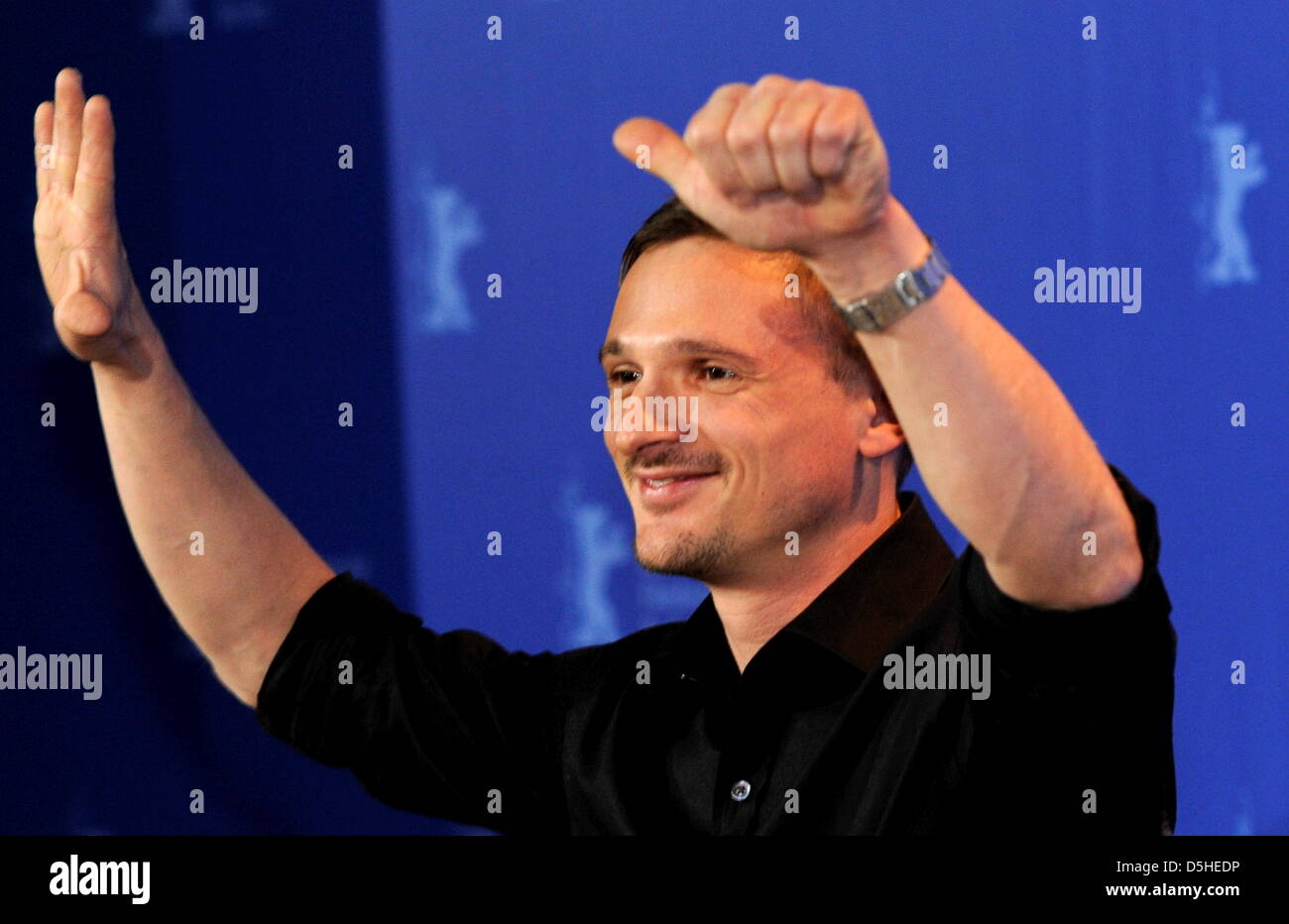 German actor Florian Lukas attends the photocall of the movie "When we ...