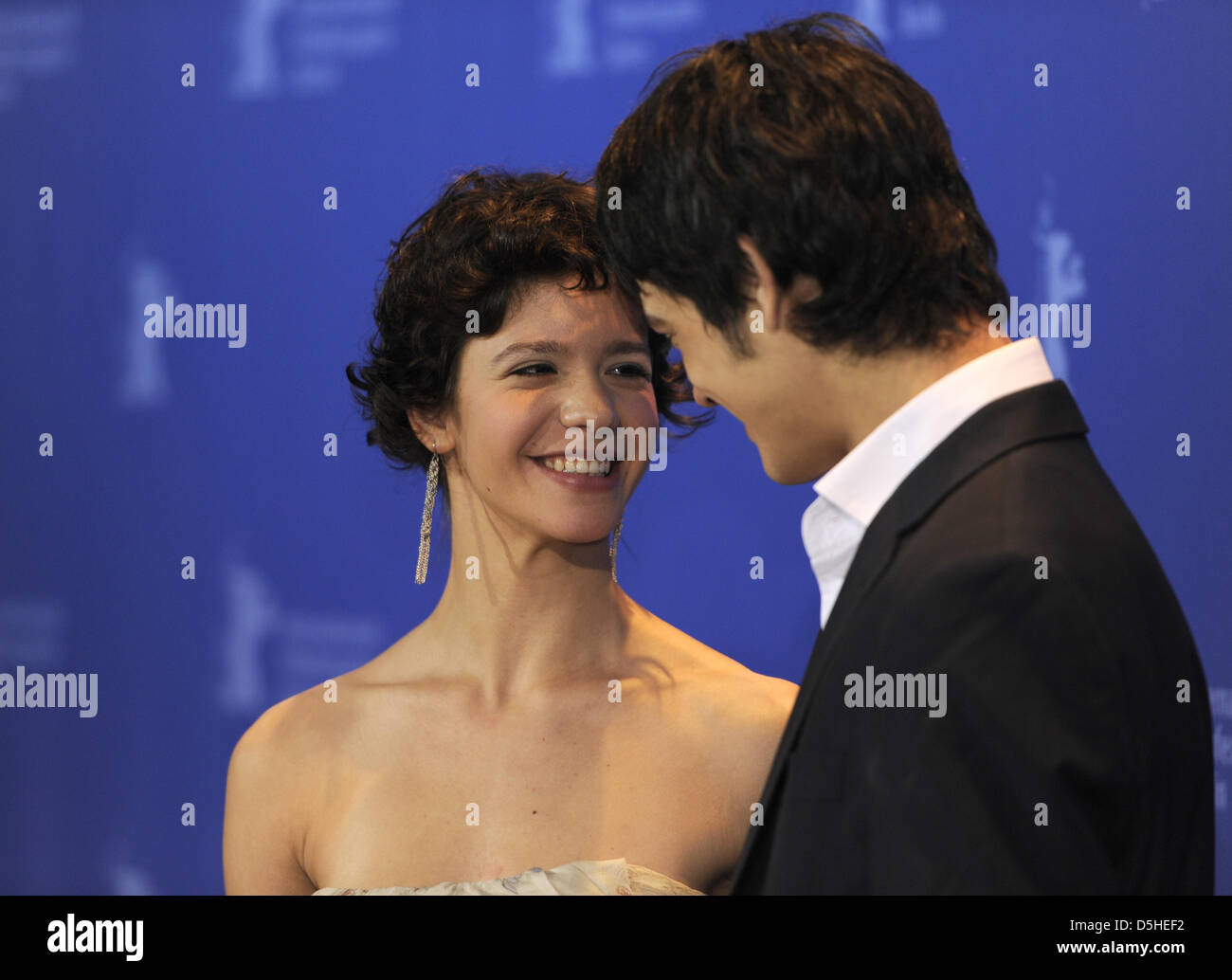Romanian actress Ada Condeescu and Romanian actor George Pistereanu ...