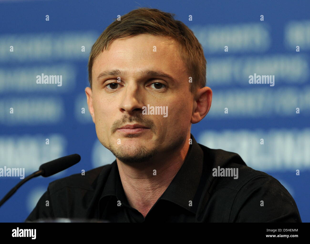 German actor Florian Lukas attends the press conference for the film ...