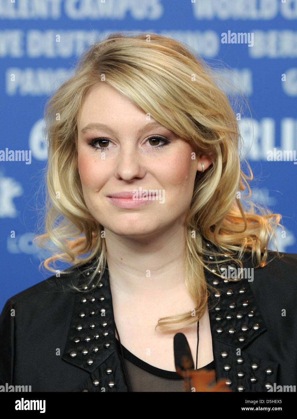 Danish actress Helene Reingaard attends the press conference of the ...