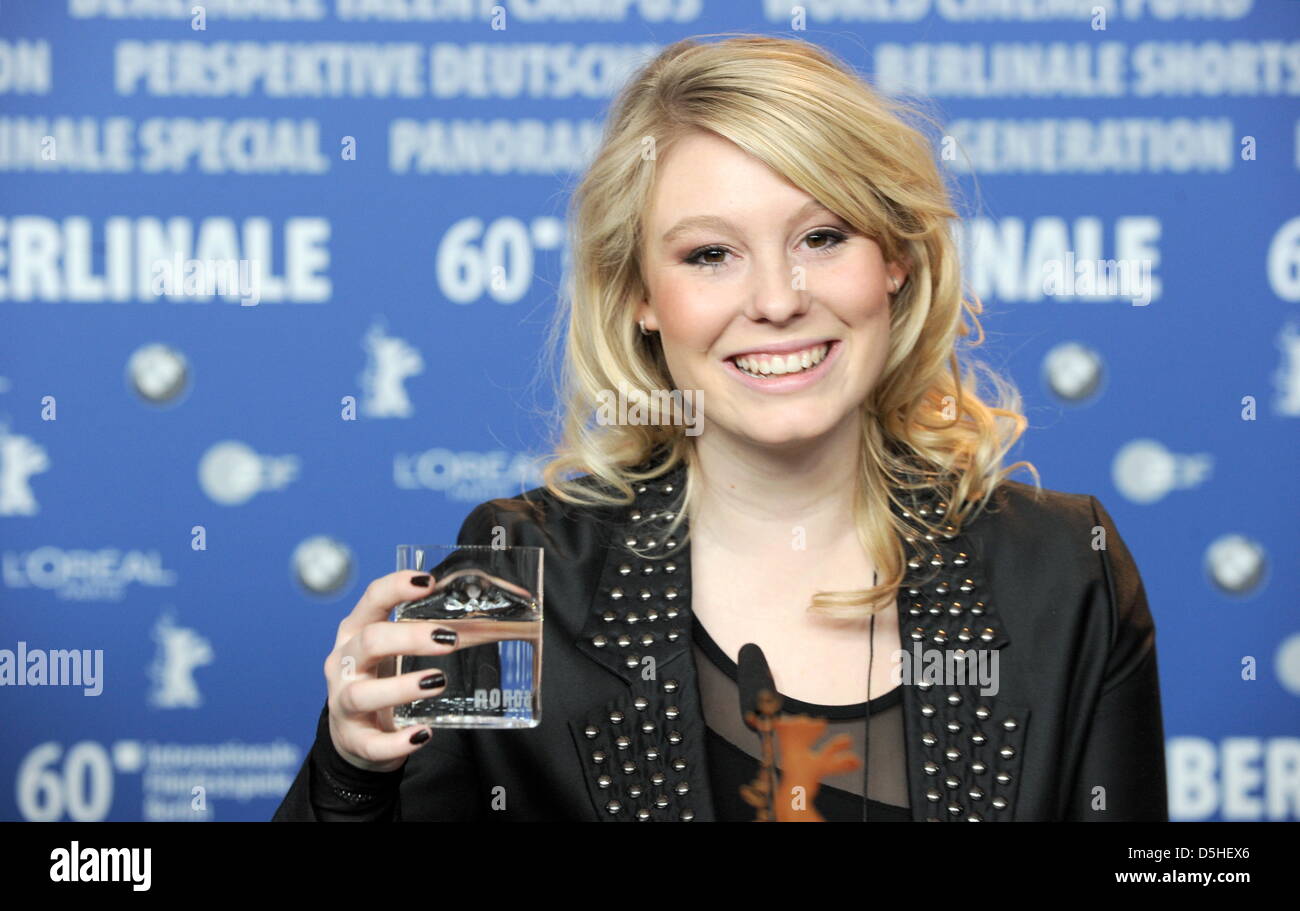 Danish actress Helene Reingaard attends the press conference of the ...