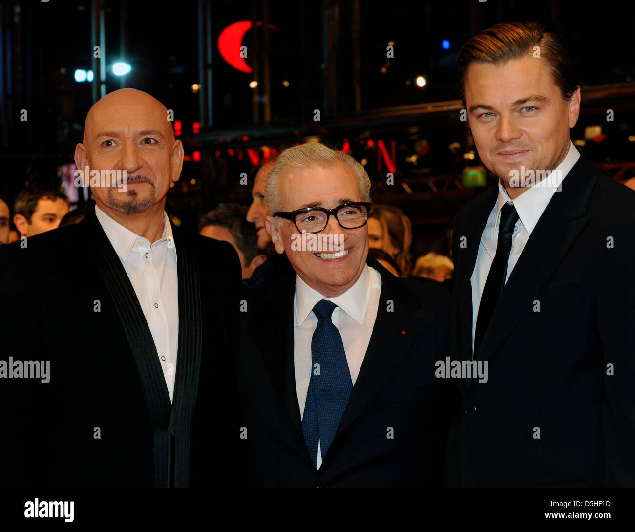 British actor Ben Kingsley (l-r), US director Martin Scorsese and US ...