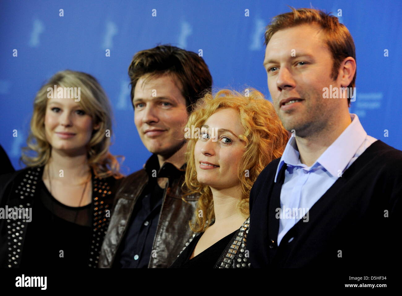 Actress Helene Reingaard (l-r), director Thomas Vinterberg, actress ...