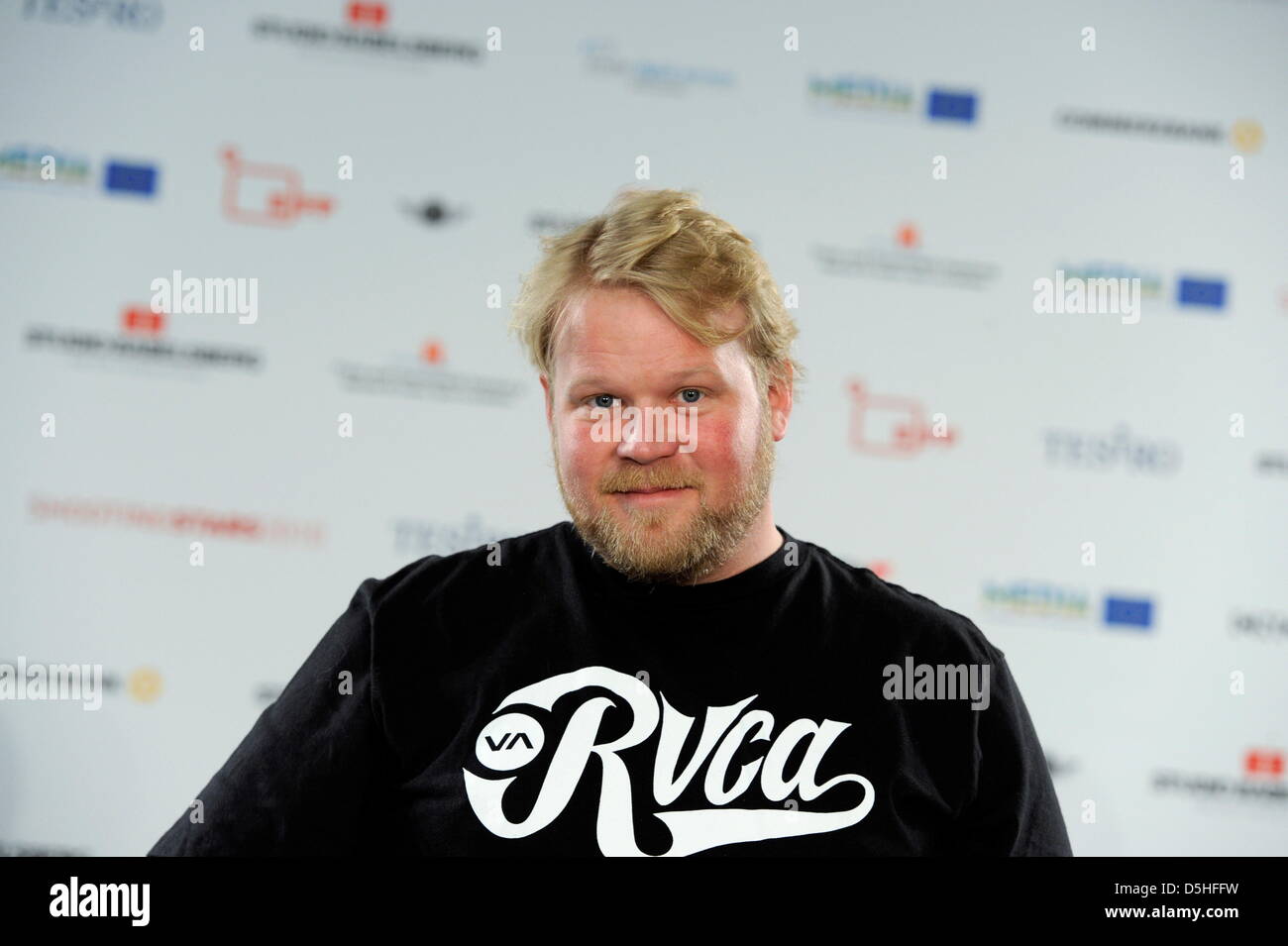 Norwegian actor Anders Baasmo Christiansen attends a photocall of the ...