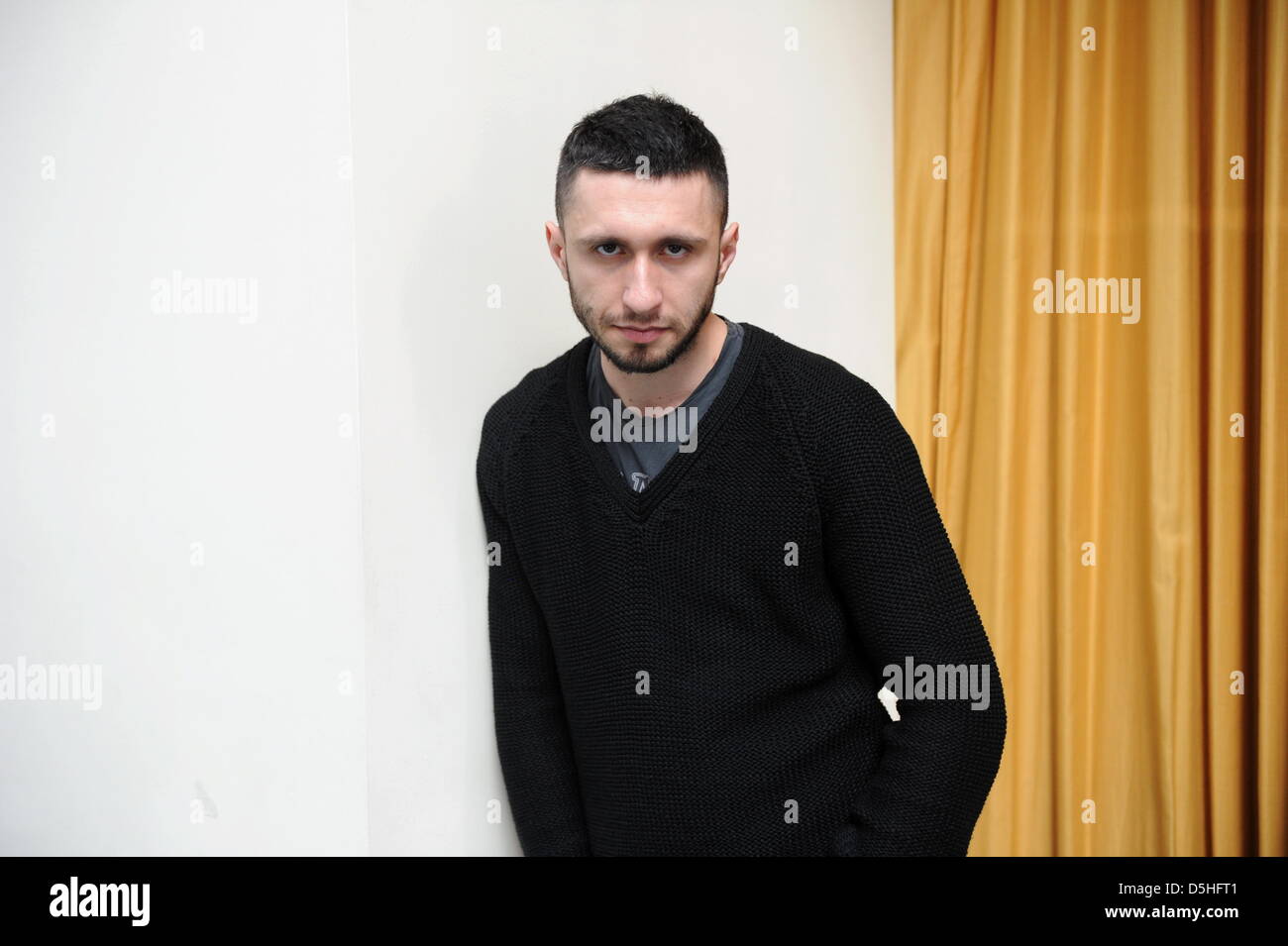 Romanian actor Dragos Bucur attends a photocall of the "Shooting Stars ...