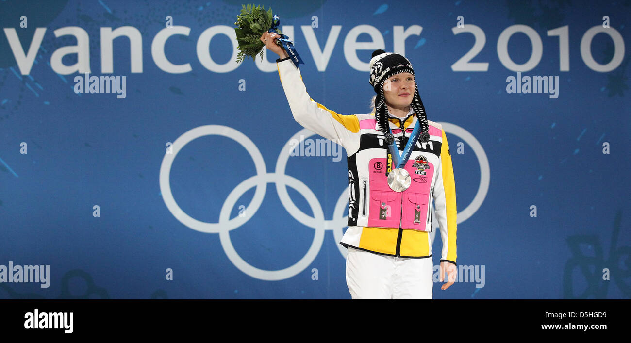 Womens' Speed Skating 3000m silver medal winner Stephanie Beckert ...