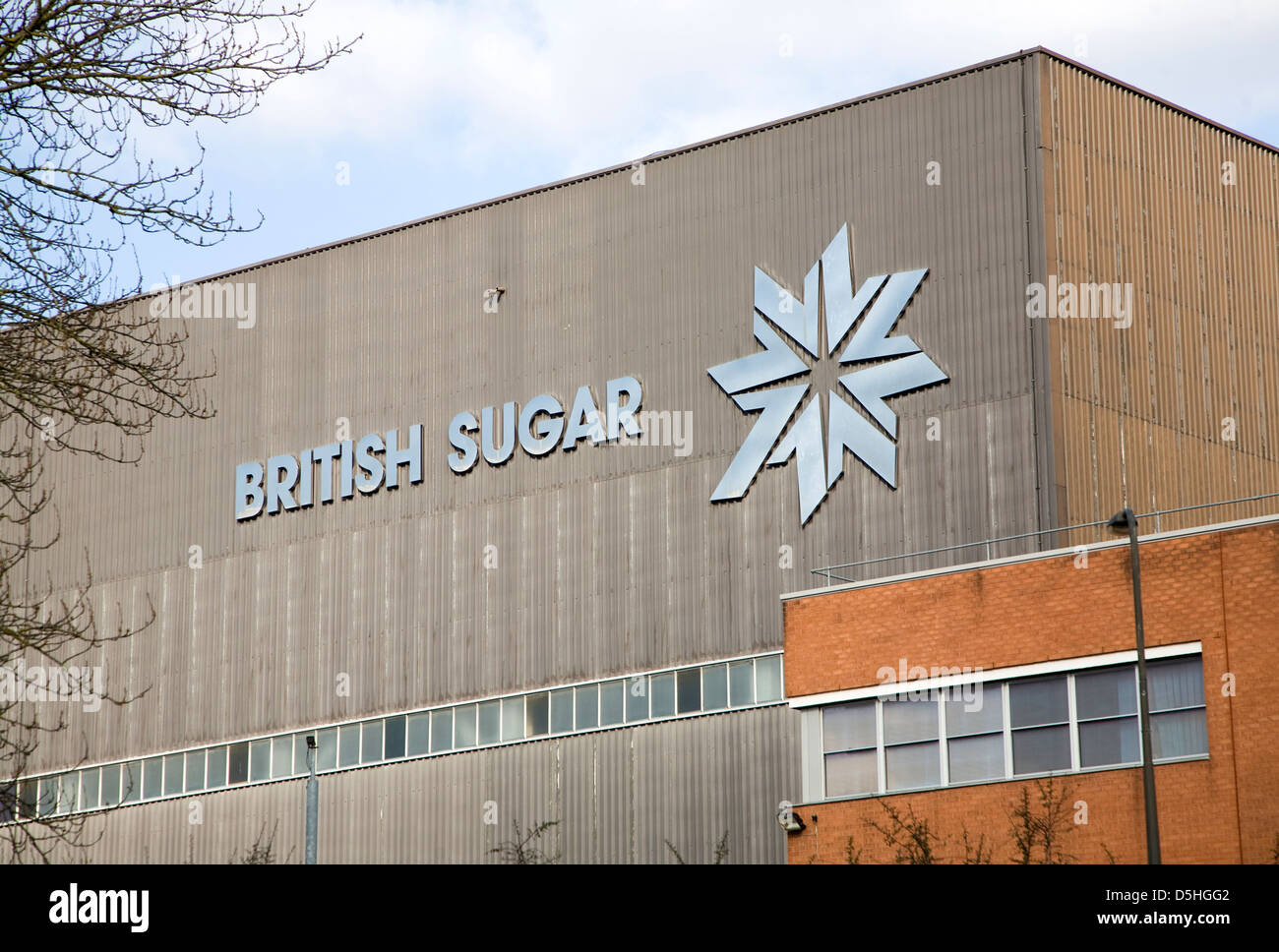 British sugar processing factory at Bury St Edmunds, Suffolk, England ...